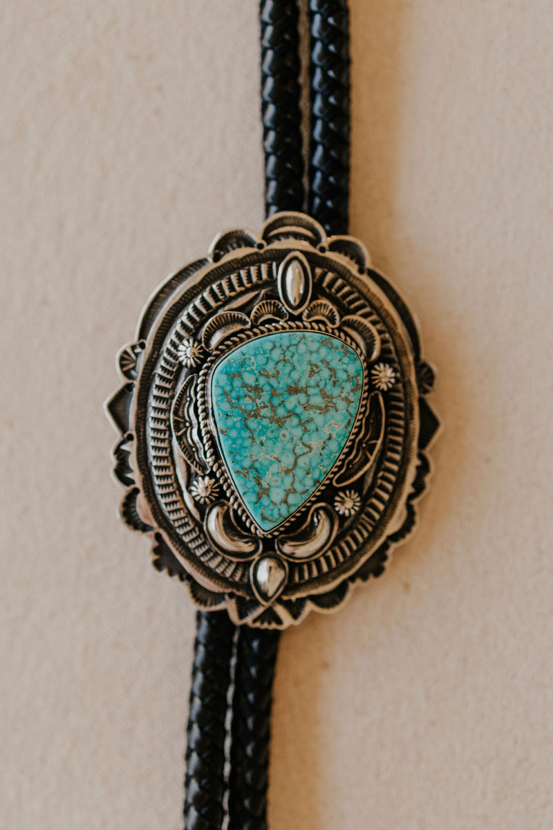 Kingman Turquoise Bolo Tie – Tanner Trading